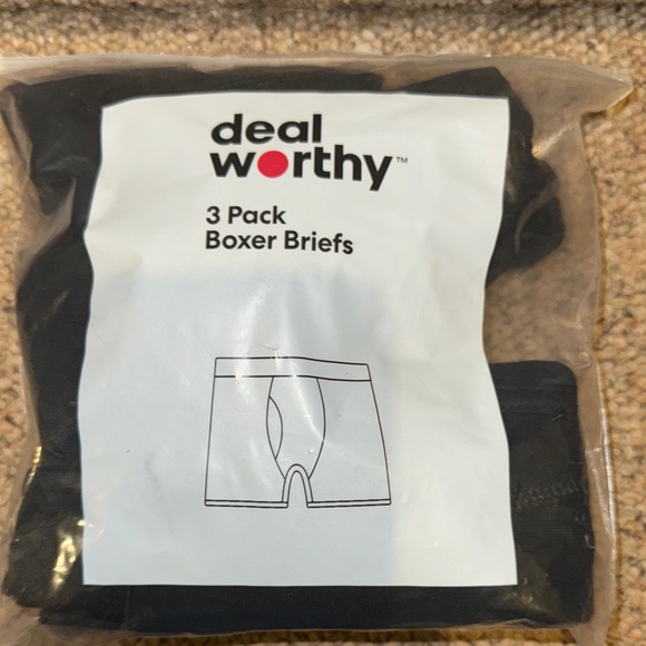 Underwear & Socks | Deal Worthy Black Boxer Briefs 3 Pack | Poshmark